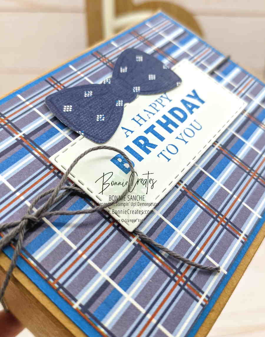 Well Suited treat containers - Bonnie Sanche - Stampin' Up! Demonstrator
