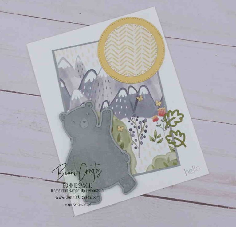 Happier Than Happy hello - Bonnie Sanche - Stampin' Up! Demonstrator