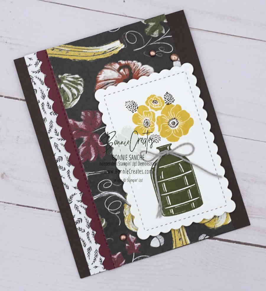 Share it Sunday Blog Hop: Vintage Christmas Rustic Harvest card ...
