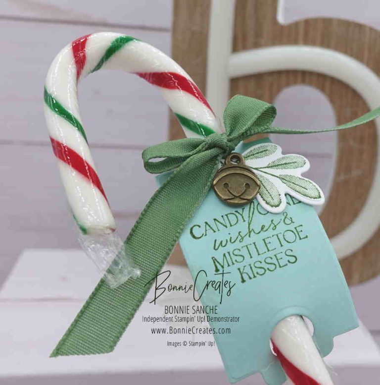 Sweetest Christmas candy canes - Bonnie Sanche - Stampin' Up! Demonstrator