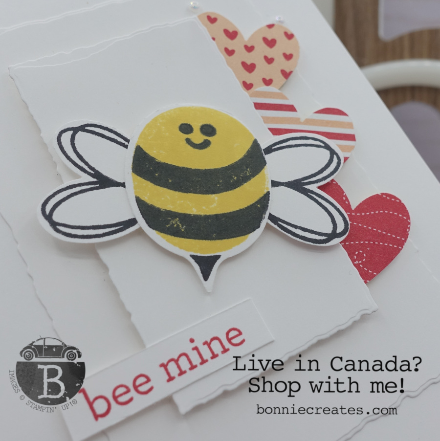 Bee Mine suite sneak peek - Bonnie Sanche - Stampin' Up! Demonstrator