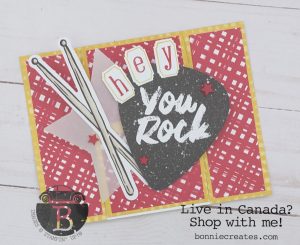 Use the Rock Legend Kit supplies to make a fun fold card - Bonnie ...