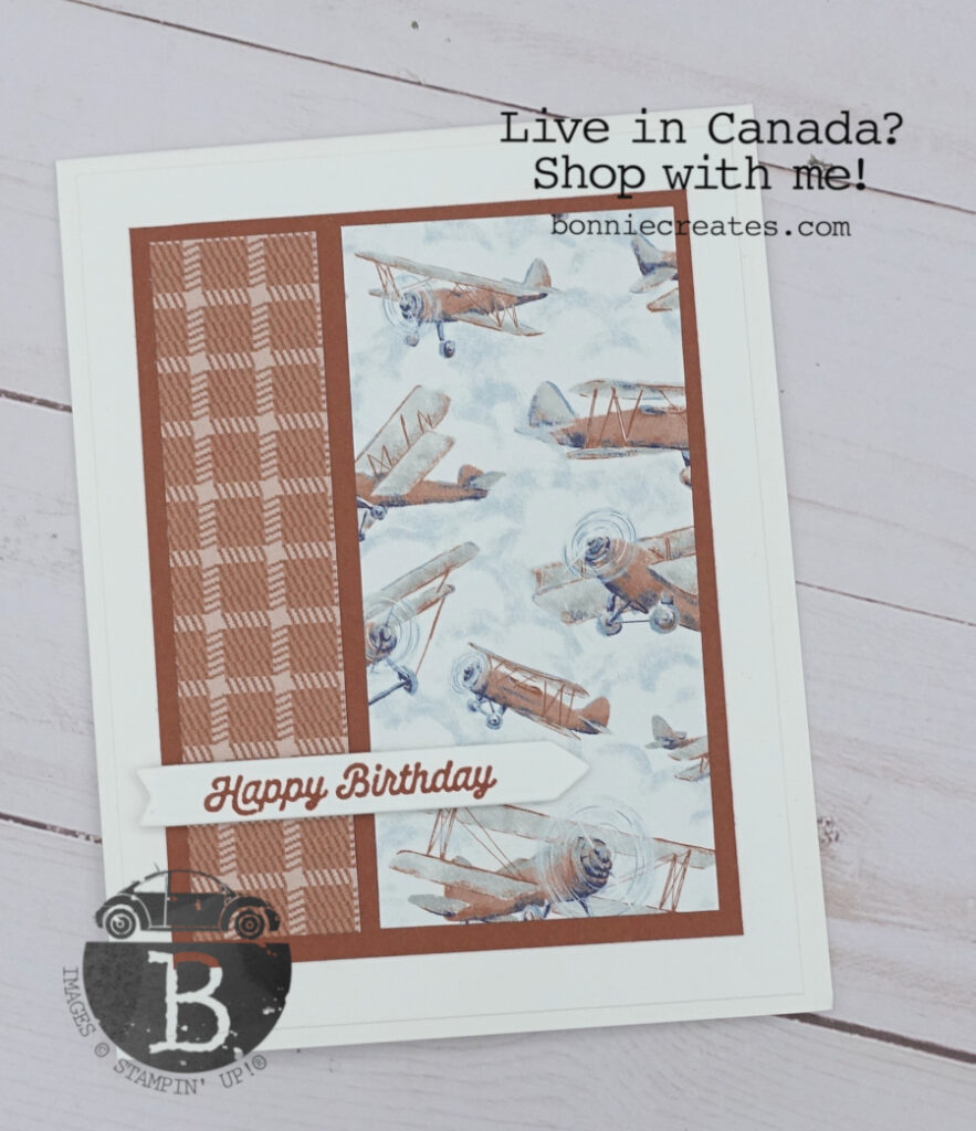 Adventurous Sky Birthday Card - Bonnie Sanche - Stampin' Up! Demonstrator